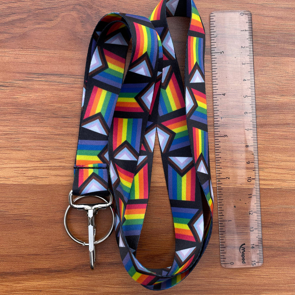 Progressive Pride Flag Lanyard – Noodle and Bean